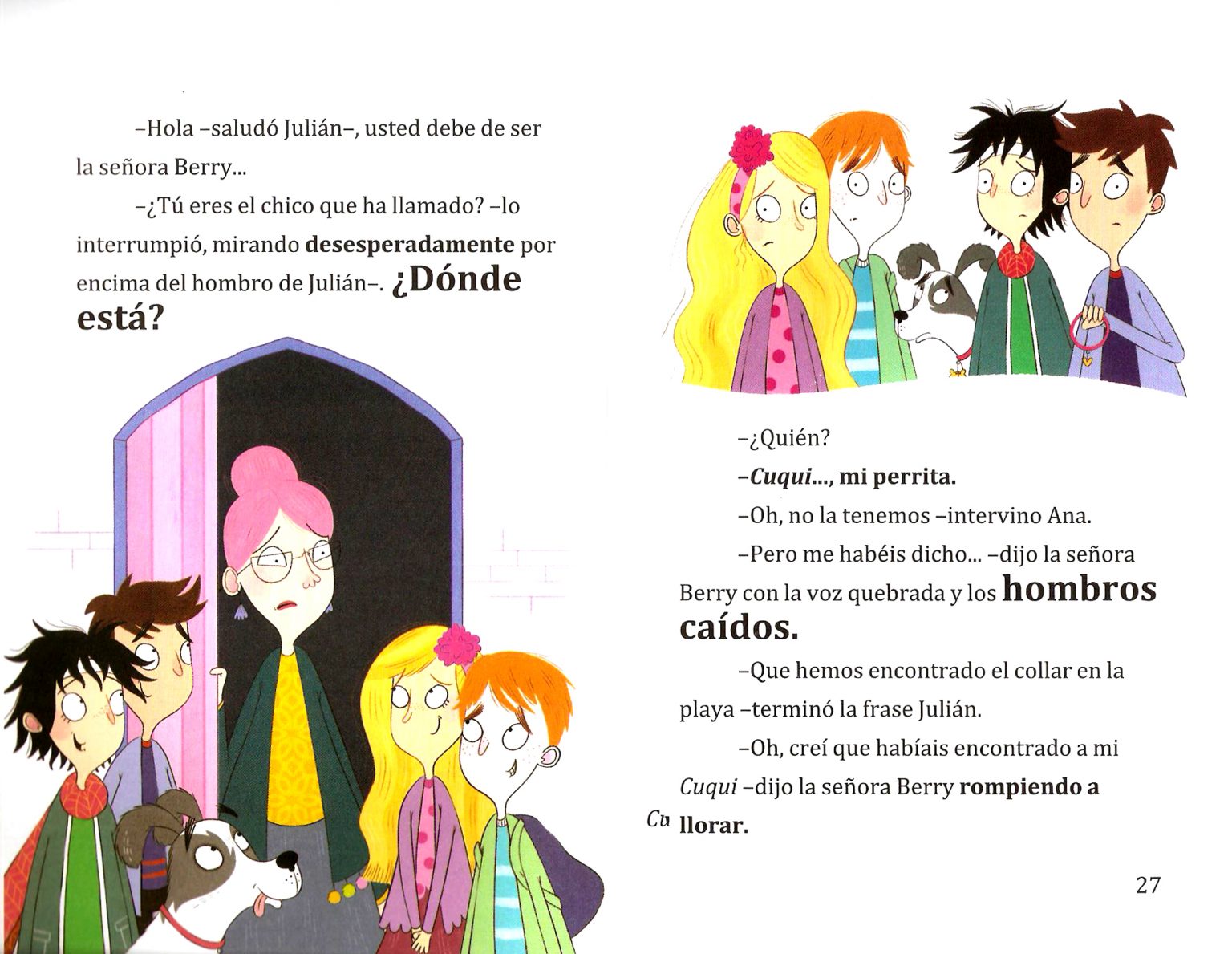 Los Cinco y la perrita perdida - Editorial Juventud