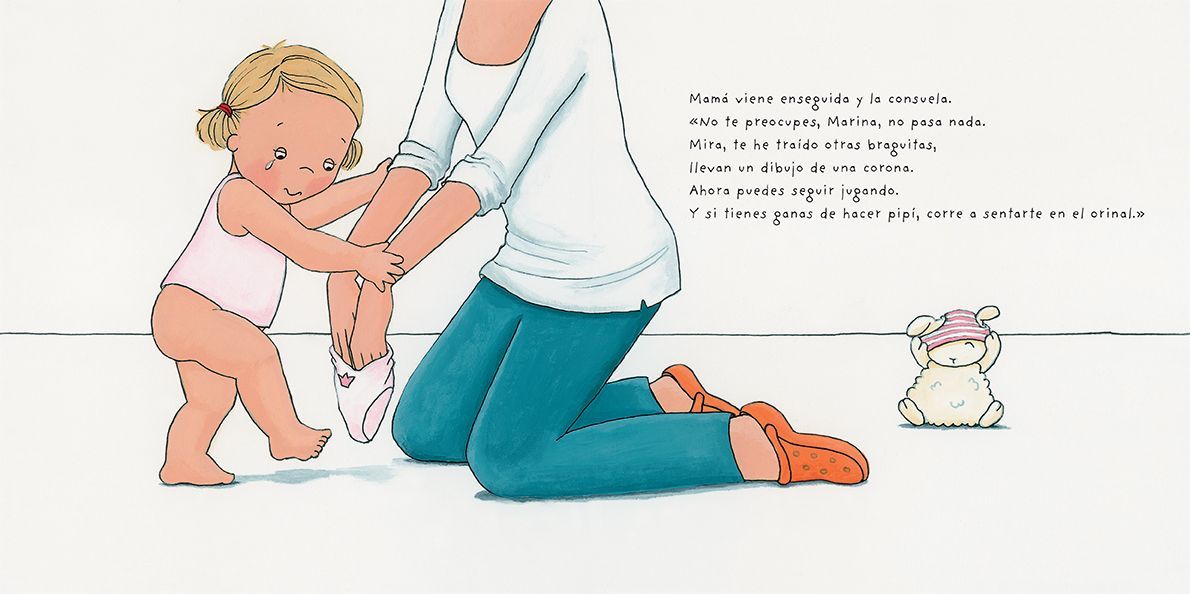 Marina ya no quiere llevar pañales - Editorial Juventud